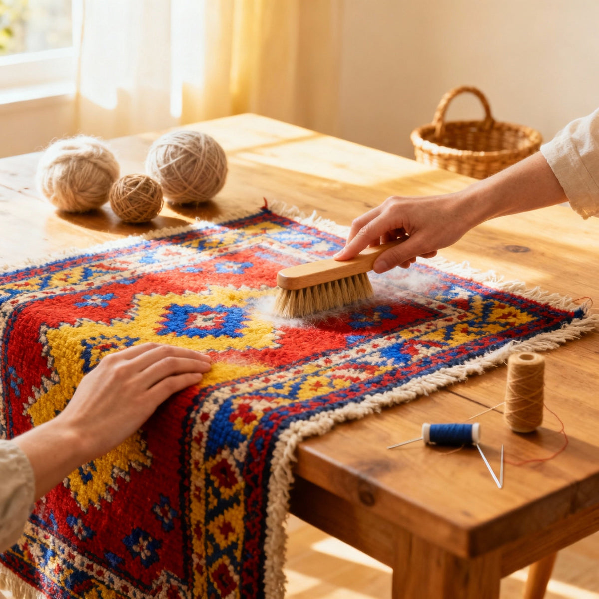 How to Care for a Bohemian Rug: Cleaning & Repair Tips – King Of Handmade