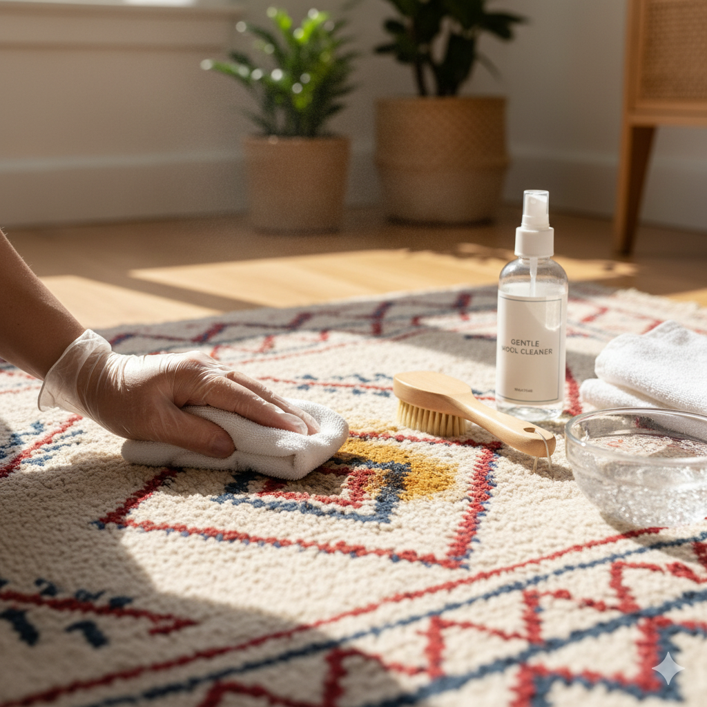 How to Remove Stains from Wool Rugs Without Damage – King Of Handmade