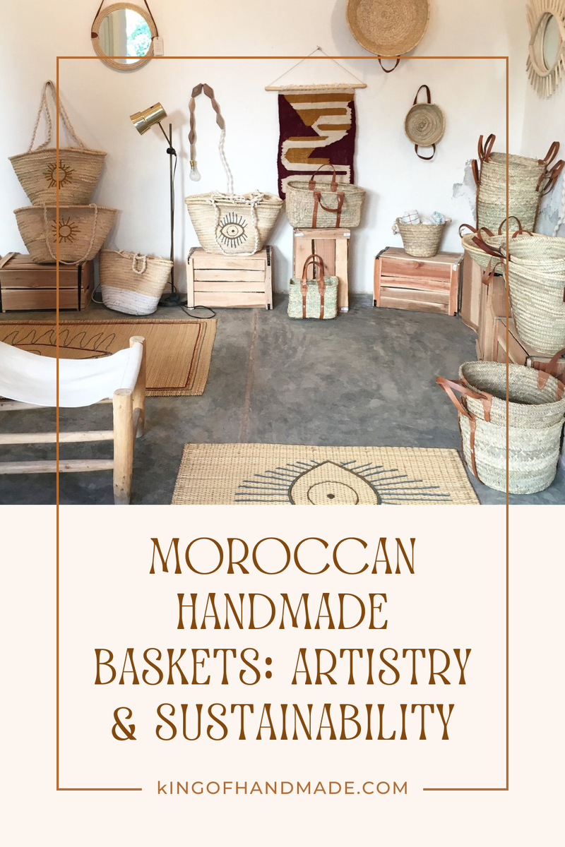 Moroccan Handmade Baskets: Artistry & Sustainability – King Of Handmade
