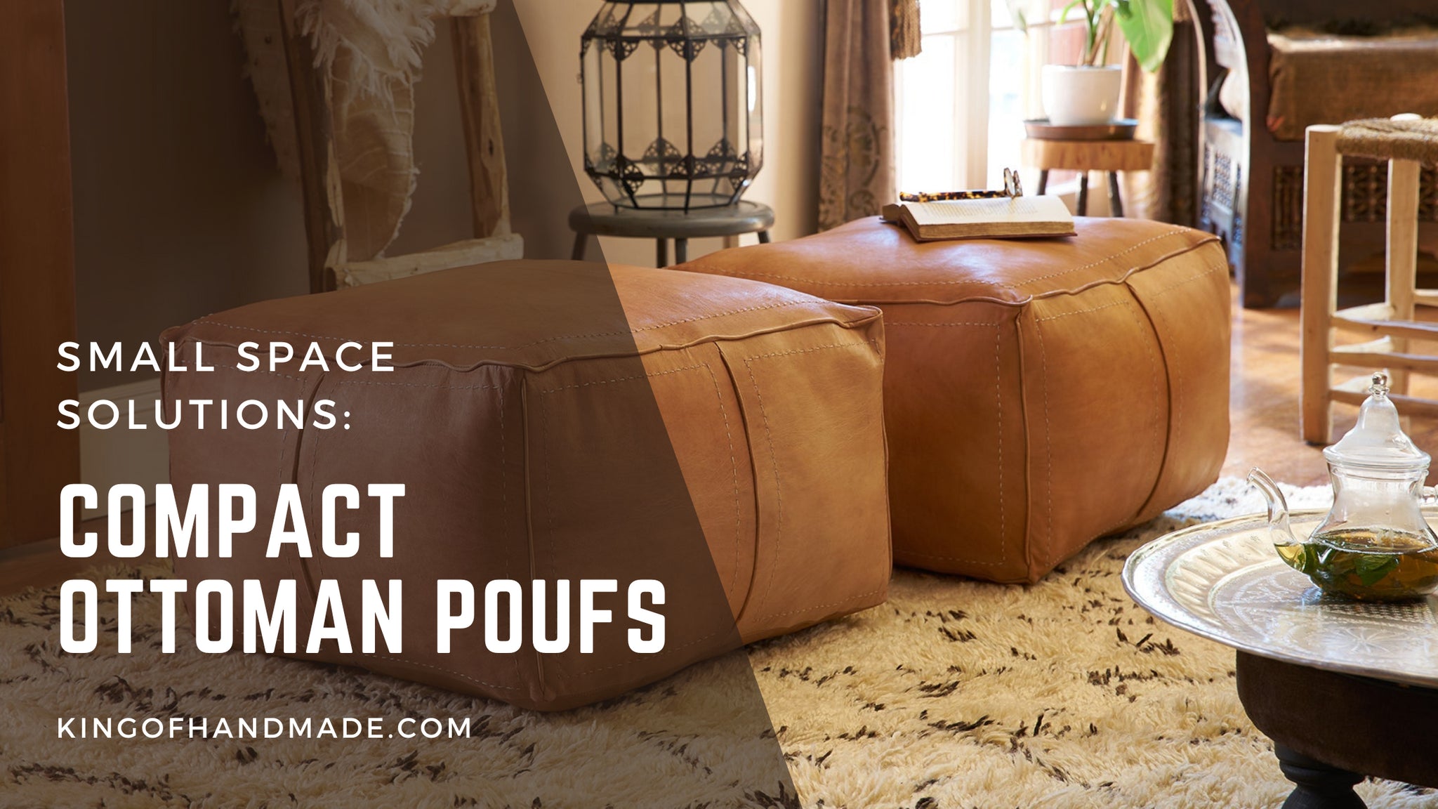 Small Space Solutions: Compact Ottoman Poufs – King Of Handmade