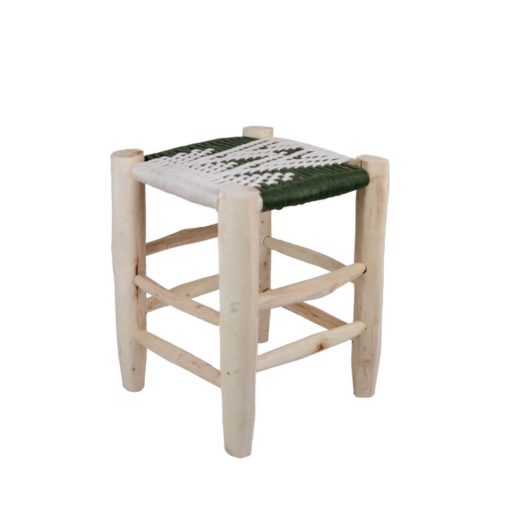 Handmade Moroccan Braided Rope Stool – King Of Handmade