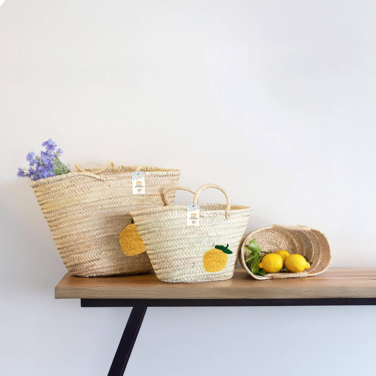 Shop Personalized Lemon Straw Tote – Summer Must-Have – King Of Handmade