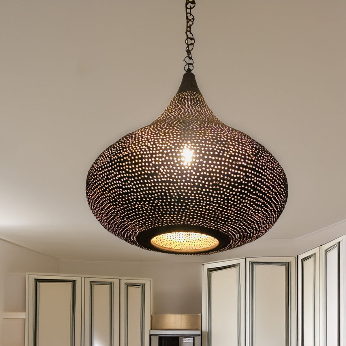 Pierced ceiling light, Moroccan Pendant Light Fixtures (PL 1013) – King ...