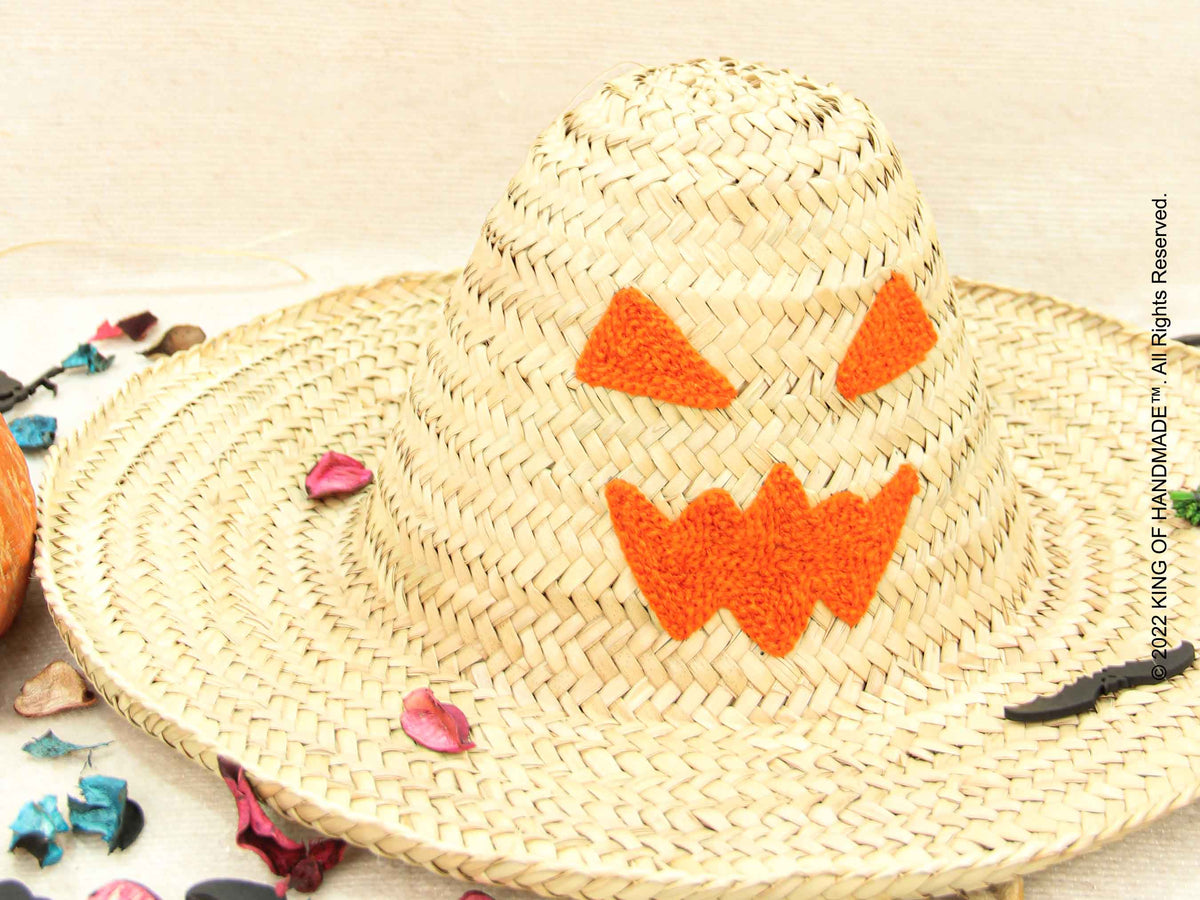 Handmade Halloween Straw Hat for Adults – King Of Handmade