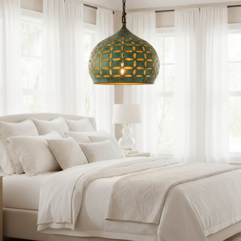 Boho Hanging Lamp - Handmade Moroccan Pendant Light I Shop Now – King ...