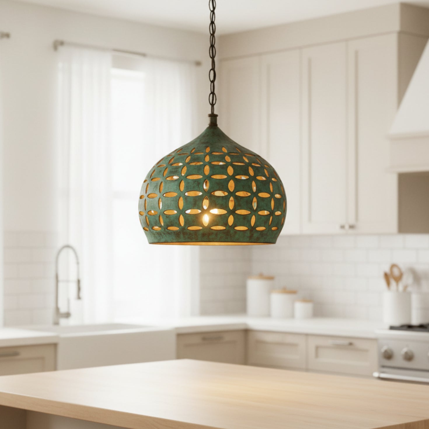 Boho Hanging Lamp - Handmade Moroccan Pendant Light I Shop Now – King ...