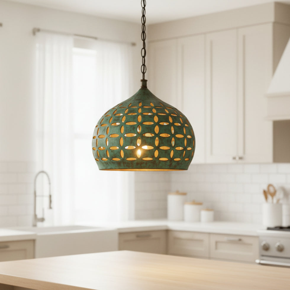 Boho Hanging Lamp - Handmade Moroccan Pendant Light I Shop Now – King ...