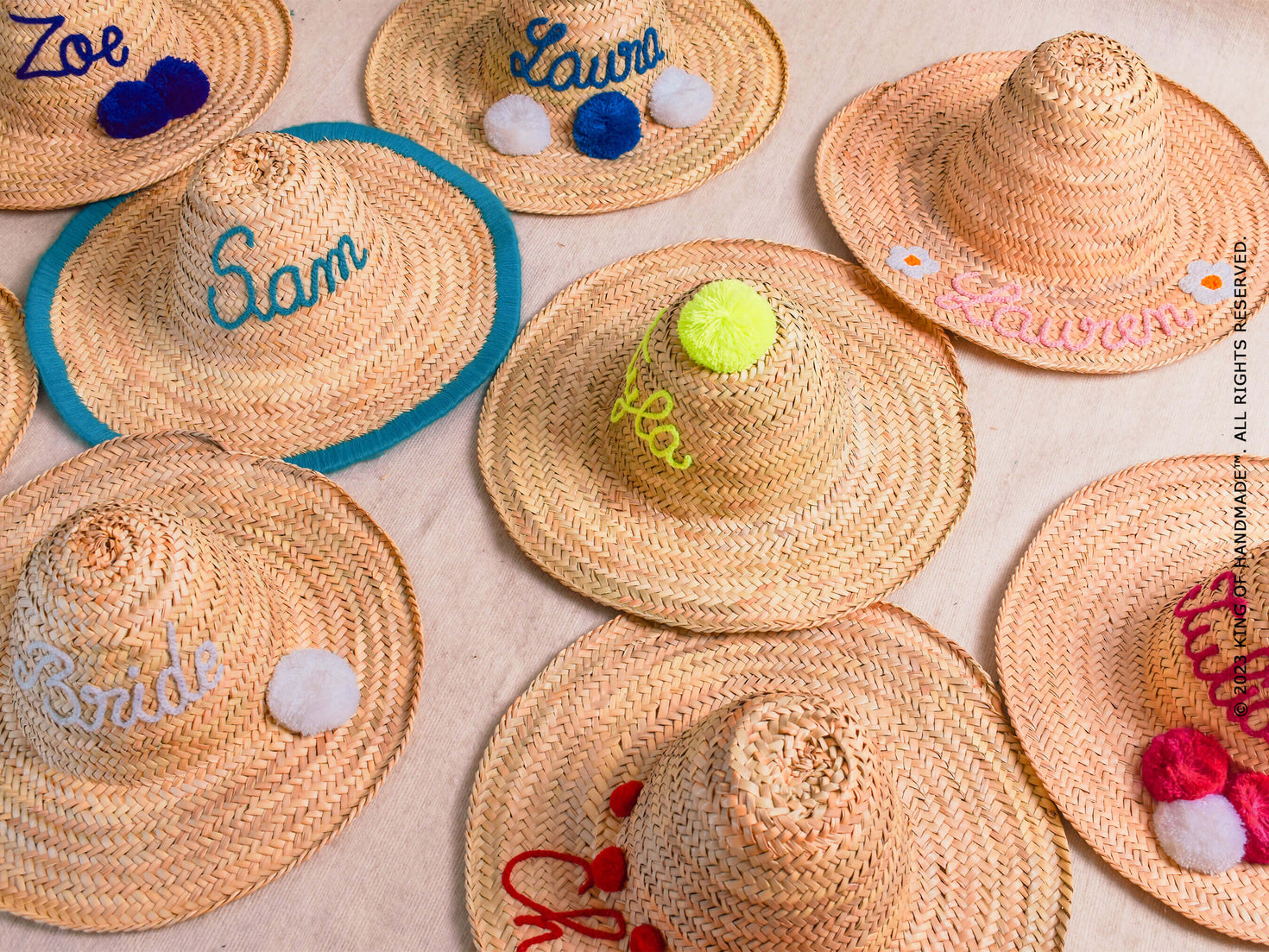 Personalized Beach Hat - Floppy Style – King Of Handmade