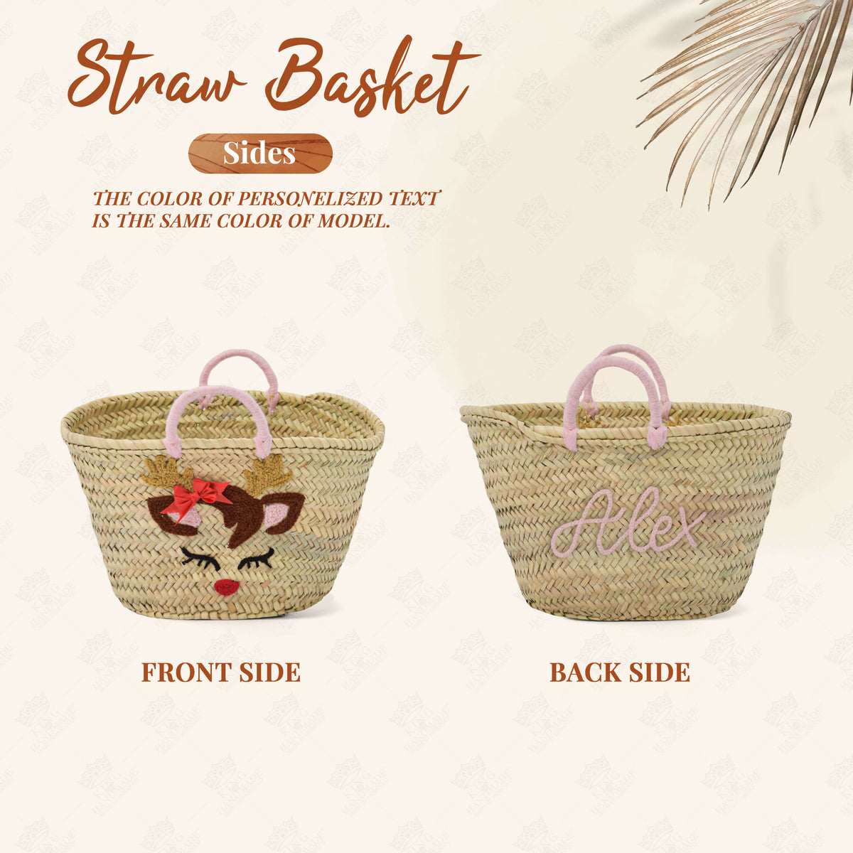 Custom Gazelle Xmas Medium Bag | Holidays Gift – King Of Handmade